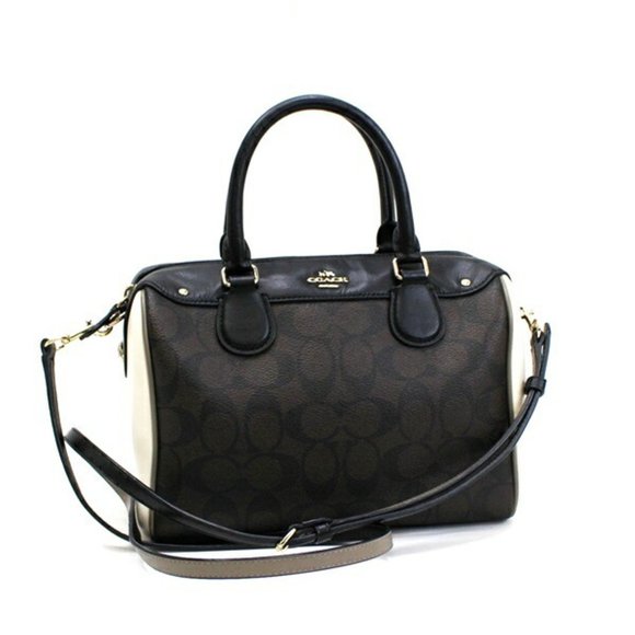 OTHERS | Bags | Coach Signature Shoulder Bag Handbag Pvc X Leather ...